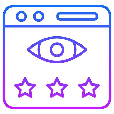 Premium Vector Impression Rate Vector Illustration