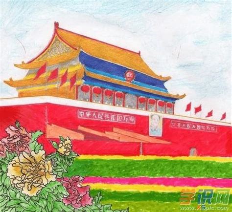 一等奖的天安门简笔画