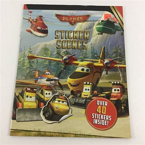 Disney Planes 2 Sticker Scenes Book Race To The Rescue Dusty Piston