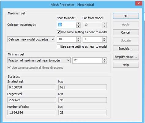 How To Vary Of Mesh Size In CST Microwave Studio ResearchGate