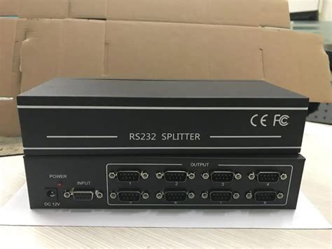 Industrial 8 Port Rs232 Serial Port Splitter 1x8 8x1 Rs 232c Com Db9 Distributor In Kvm Switches