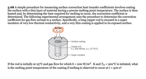 Solved 5 68 A Simple Procedure For Measuring Surface