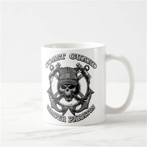 Coast Guard Skull Coffee Mug Zazzle