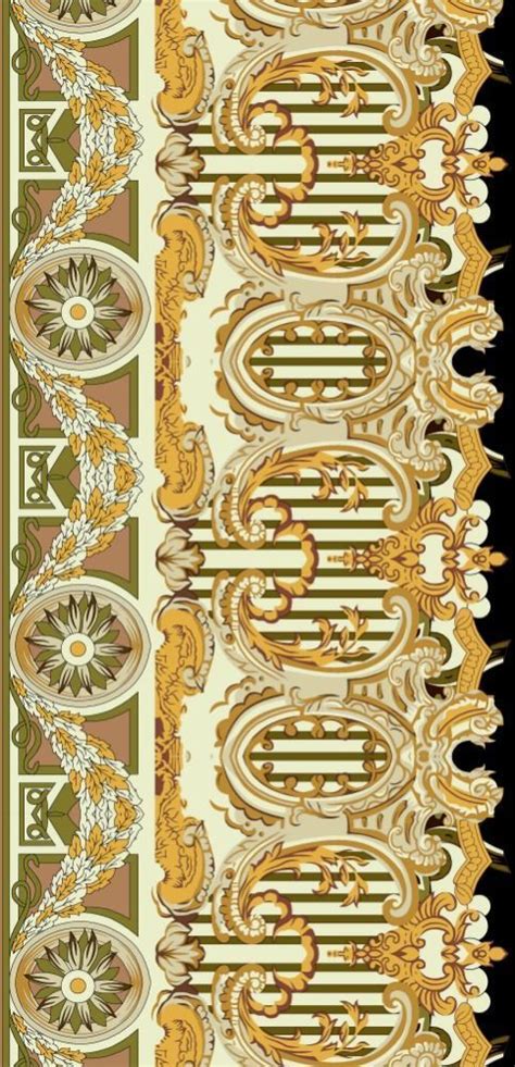 Baroque Floral Print Design