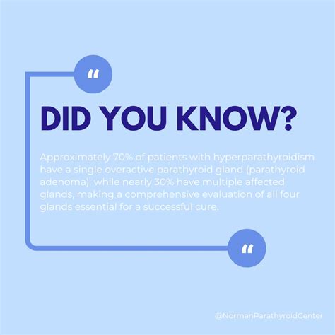 🔬 Did You Know About 70 Of Patients With Parathyroid Disease Hyperparathyroidism Have A