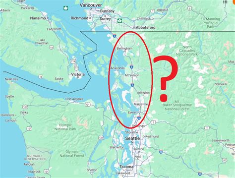 Seattle Vancouver Island Map Vancouver To Seattle Train Schedule