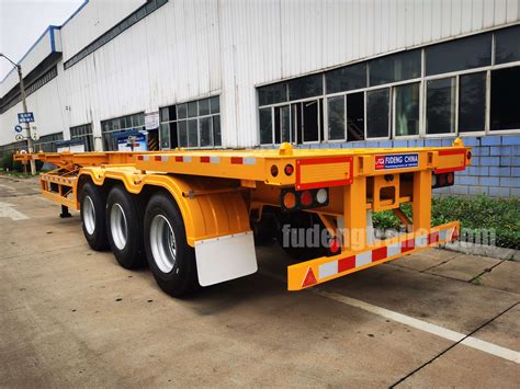 40ft Tri Axles Container Chassis Skeleton Trailers For Sale In China