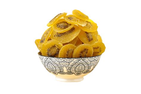Natural Dried Yellow Kiwi Slices Ajfan Store