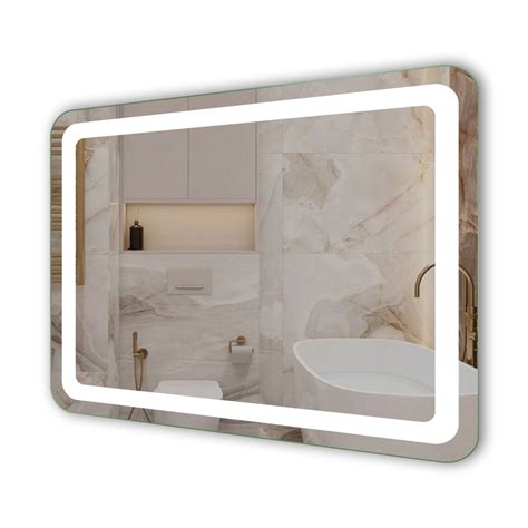 ᐉ Дзеркало настінне Prestige Decor Led з підсвіткою у ванну спальню передпокій 1200x800 мм Wsds