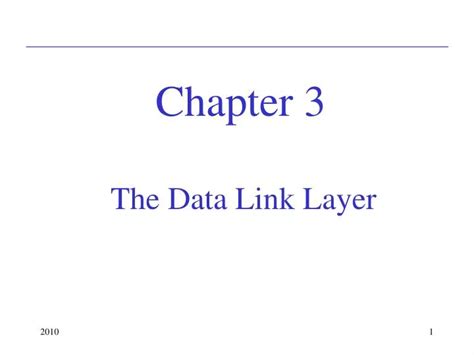 PPT The Data Link Layer PowerPoint Presentation Free Download ID