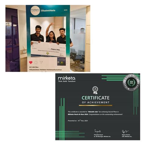 rishabh jain on linkedin hackathon ai innovation teamwork mirketa