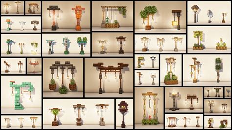 Minecraft 60 Street Light Design Ideas