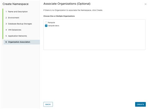 vmware data services manager v1 3 2 database creation