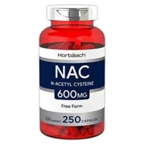 Horbaach NAC N Acetyl Cysteine Mg Capsules Non Gmo Gluten Free Supplement Shopee