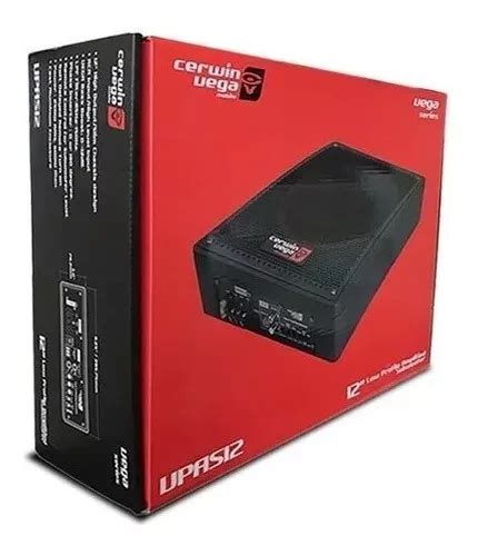Subwoofer Amplificado Cerwin Vega De 12 Pulgadas Vpas12 Color Negro