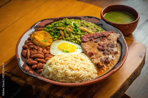Virado A Paulista Tutu De Feijão Ovo Bisteca De Porco Arroz