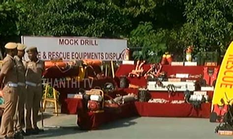 Fire Department Drill At Omandurar Government Hospital Chennai