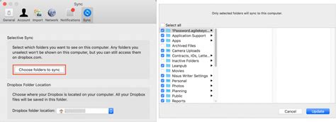 Use Dropboxs Selective Sync To Save Space On Small Drives Mid