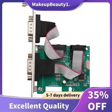 Pci e PCI Express Dual Serial DB9 RS232 2 Cổng Bộ Điều Khiển Thẻ Xanh