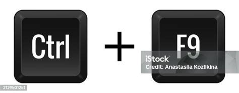 ctrl f9 key combination keyboard control computer shortcut laptop functional input device