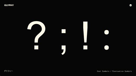 Punctuation Symbols ։ Copy And Paste Glyphy