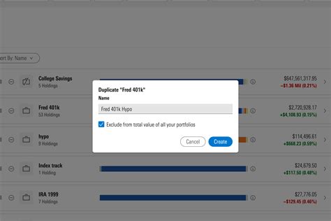 Duplicate A Portfolio Help Morningstar