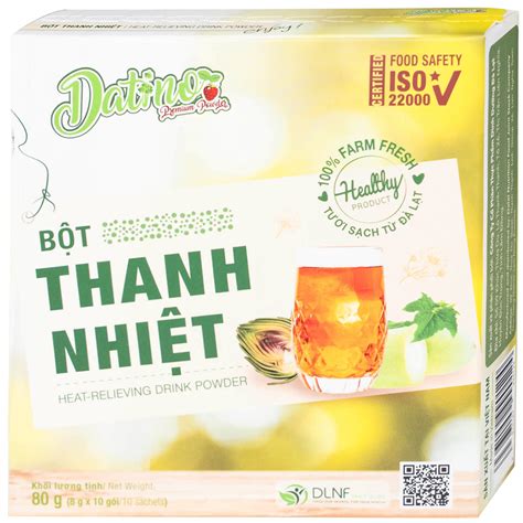 Bột Nước Mát Datino Thương Hiệu Bột Dinh Dưỡng Organic Đà Lạt