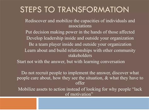 Asset Based Community Development Ppt