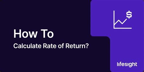 How To Calculate Rate Of Return Lifesight Learn Hub