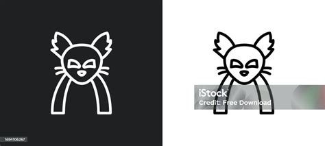흰색과 검은색의 윤곽선 아이콘입니다 플랫 벡터 아이콘flat Vector Icon From Collection For Web