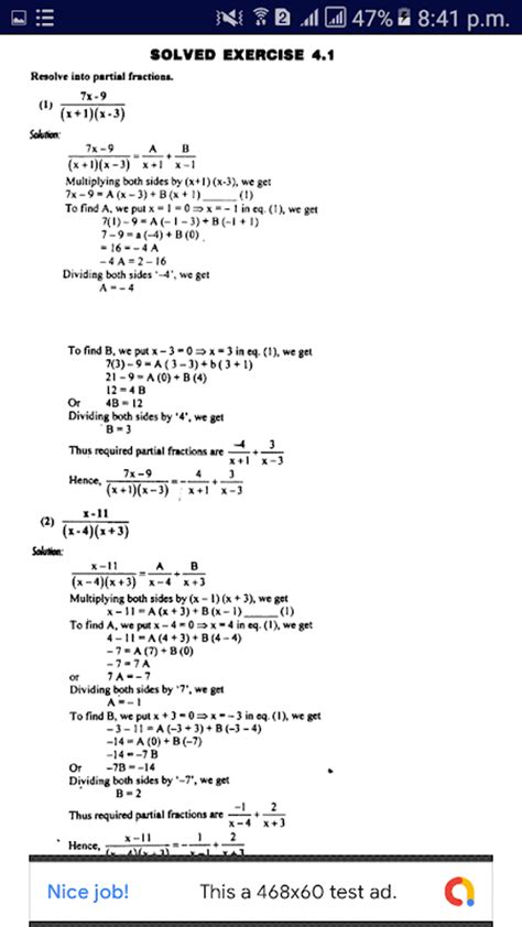 10th Class Math Exercise Solved Book Apk Para Android Descargar