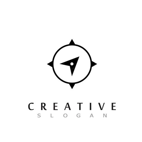 Premium Vector Creative Compass Concept Logo Design Template