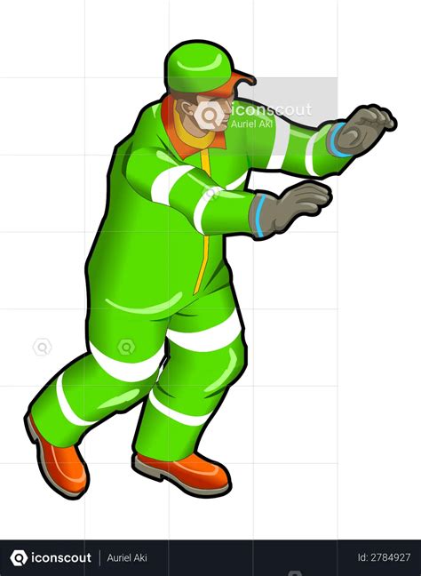Best Garbage Collector Illustration Download In Png And Vector Format