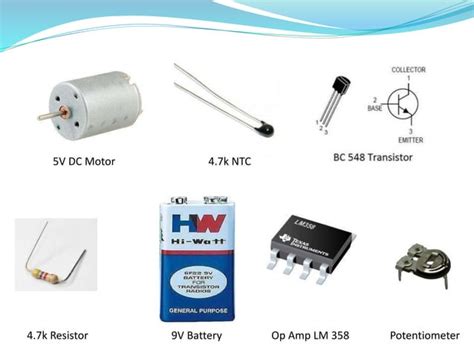 Temperature Controlled Dc Fan Using Thermistor Pptx
