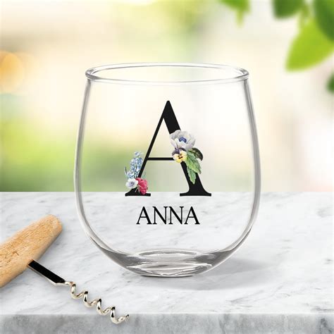 Printed Stemless Wine Glasses Fabness
