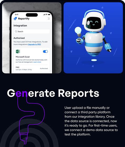 AI Powered Report Generation Behance