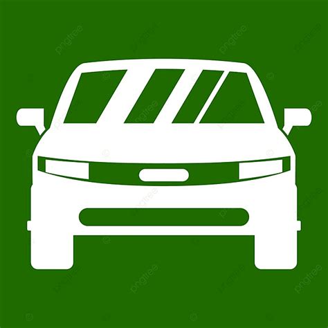 汽車圖標白色隔離在綠色背景 簽簽 畫畫 創新向量圖案素材免費下載，png，eps和ai素材下載 Pngtree