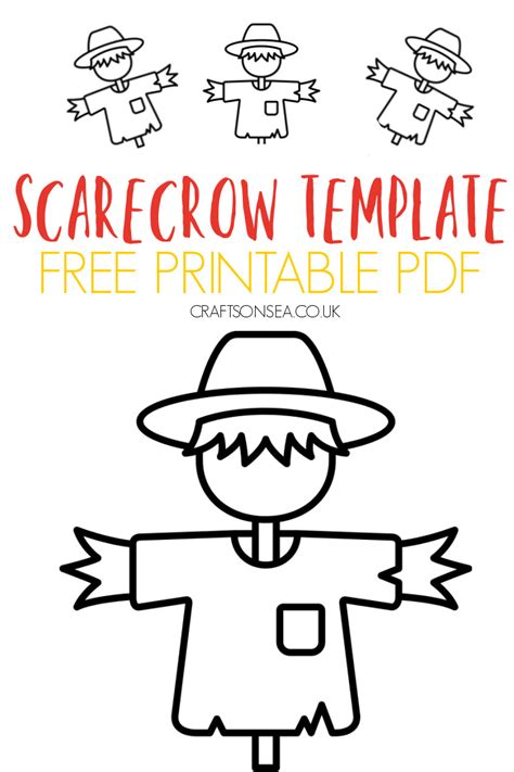 Scarecrow Hat Template Printable