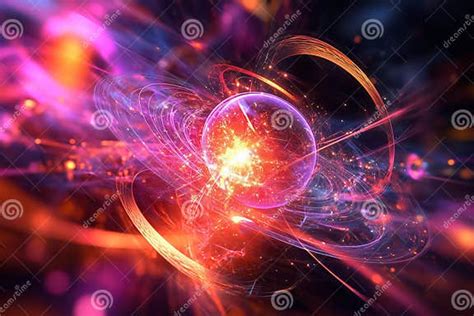 The Visualization Shows Vibrant Colors And Patterns Of Quantum