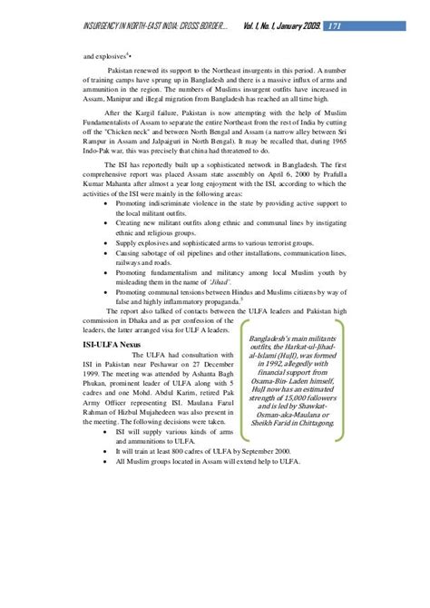 Insurgency In North East