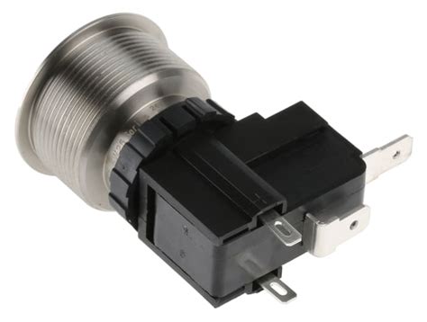 RS PRO RS PRO Illuminated Push Button Switch Latching Panel Mount Mm Cutout SPST