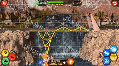 Bridge Construction Simulator Medium Level 12 ~ Doors Geek