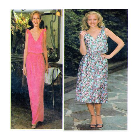 Simplicity 8955 Women Sundress Sewing Pattern Grecian Style V