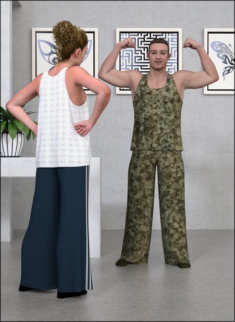 Dforce Lazy Jams For G9 Daz 3d