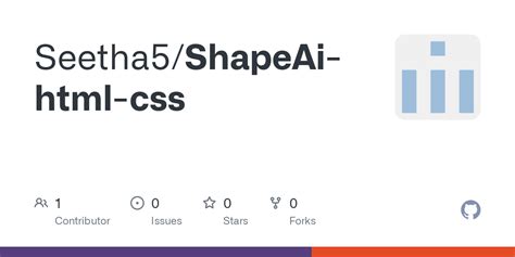 github seetha5 shapeai html css
