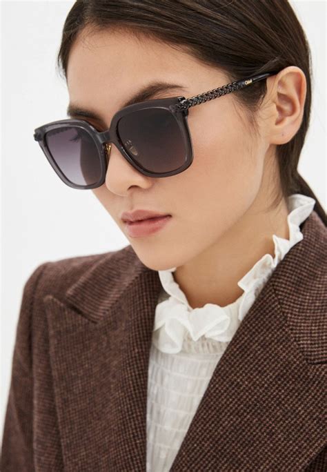 Очки солнцезащитные Chloe CH0075SK 001, цвет: серый, RTLAAX956201 ...