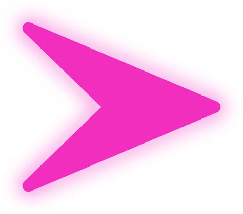 Neon Pink Arrow 18745838 Png