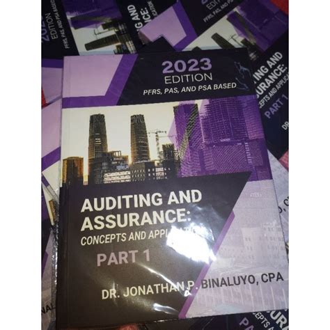 Auditing And Assurance Concepts And Application Part 1 2023 Edition By