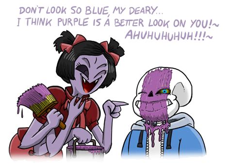 Muffet Pranks Sans By Killb94 On Deviantart