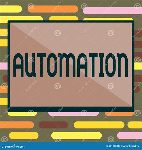 Text Sign Showing Automation Conceptual Photo Technology Created To